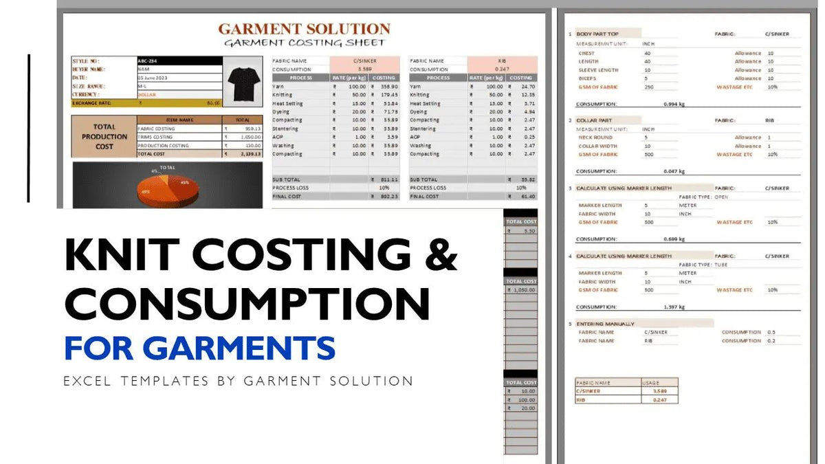 Garment Excel Templates: Your Comprehensive Guide for Fashion Design ...
