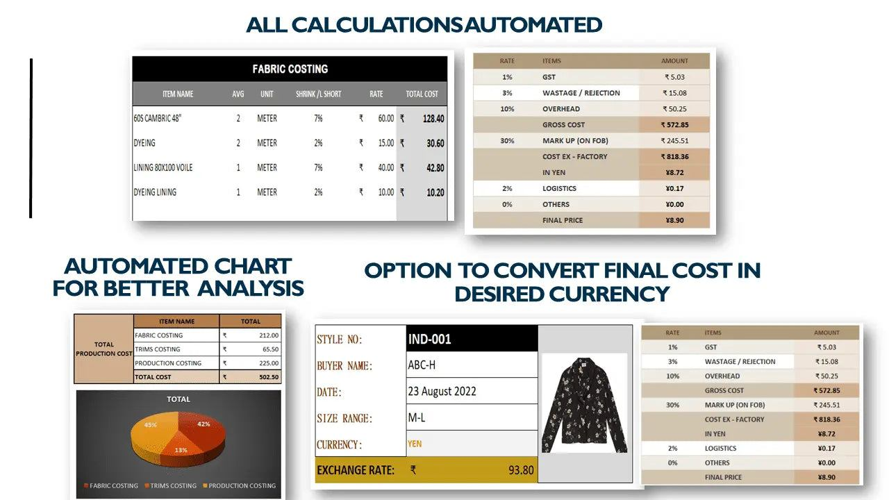 Garment Excel Templates: Your Comprehensive Guide for Fashion Design ...