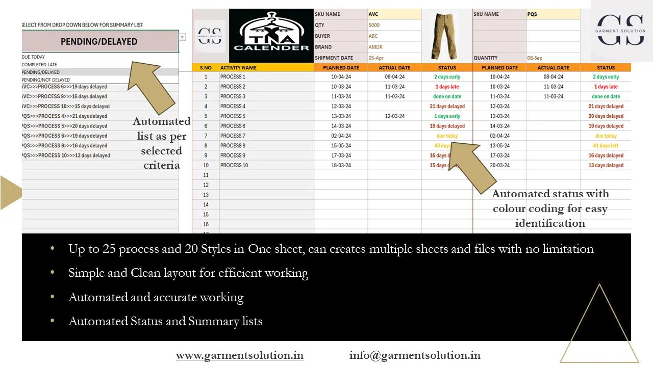Garment Excel Templates: Your Comprehensive Guide for Fashion Design ...