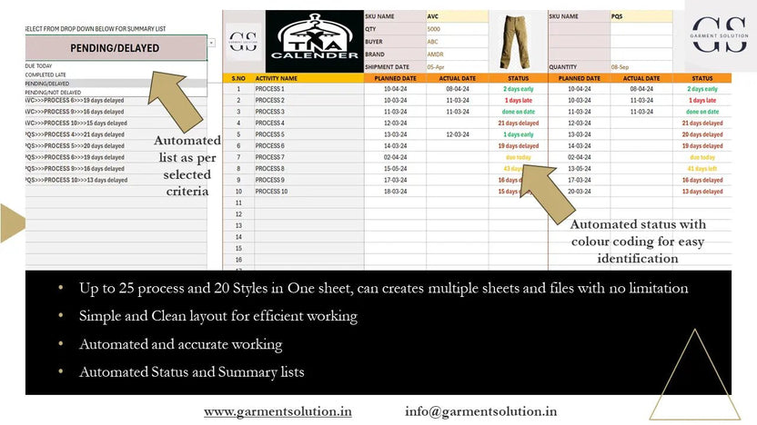 Garment Excel Templates: Your Comprehensive Guide for Fashion Design ...
